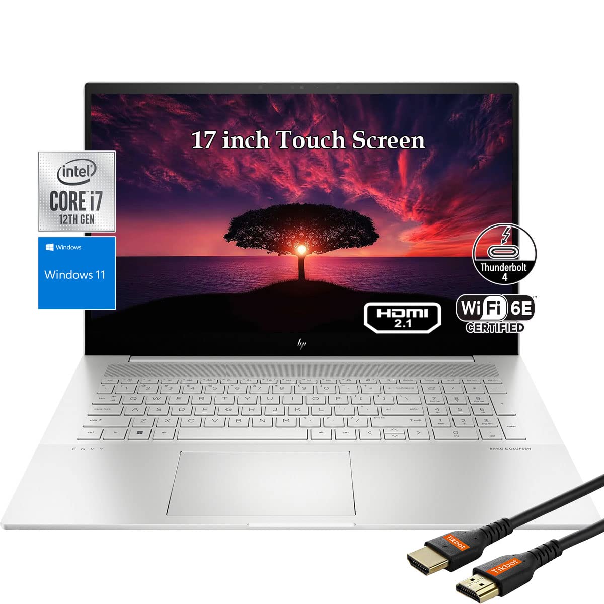 HP Envy Laptop 12th Gen Intel i7-1255U 10Core, 17inch Touch Screen Full ...