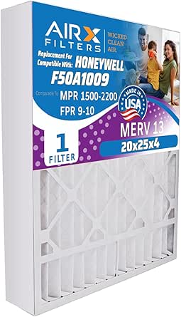 AIRX FILTERS WICKED CLEAN AIR. 20x25x4 Furnace Filter MERV 13 ...