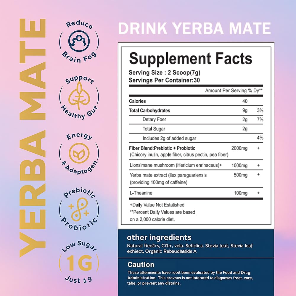 Snapklik.com : Yerba Mate Instant Tea Powder - Peach Mango Flavor, 4-in ...
