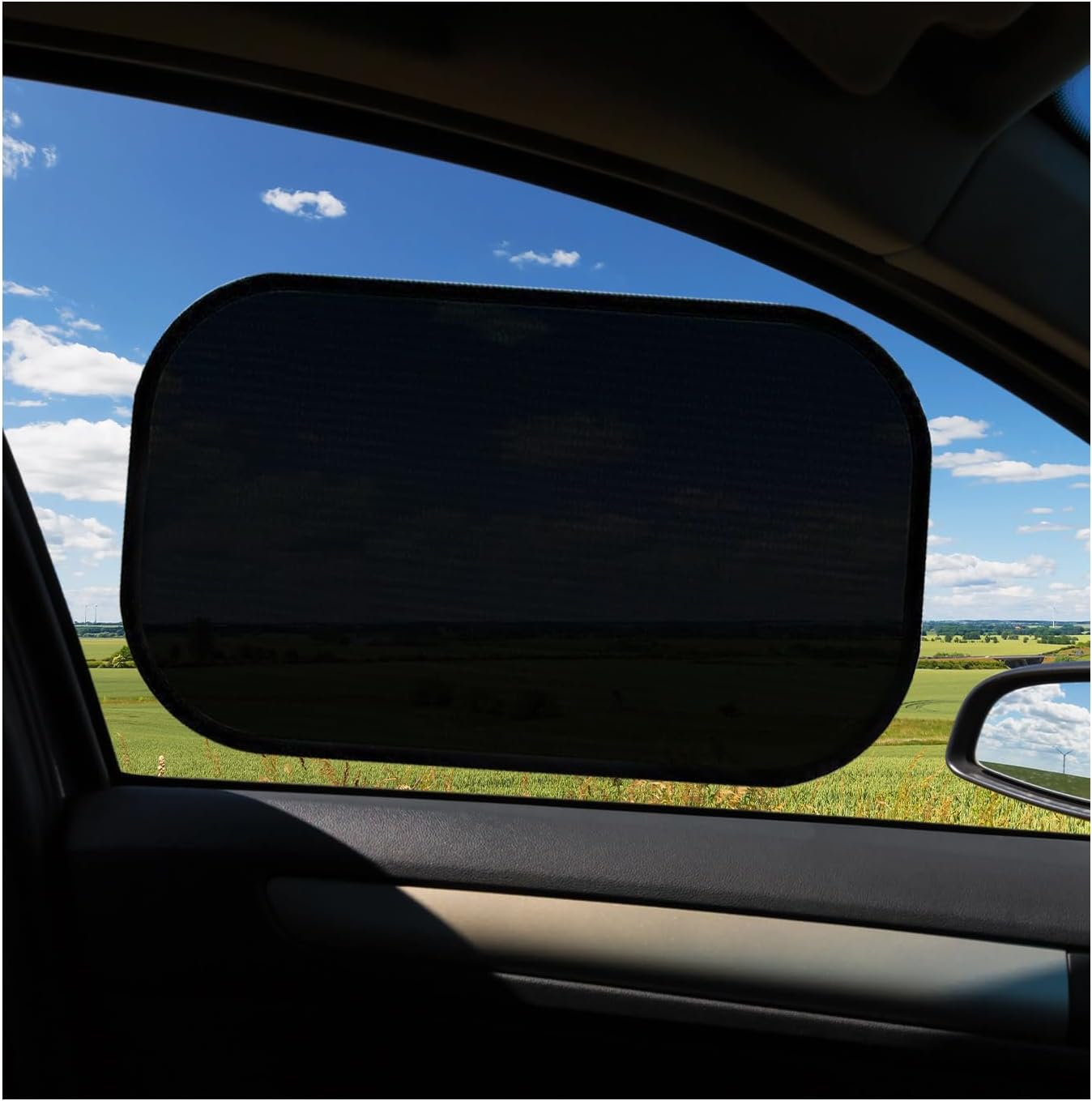 Amazon.com: povtii 2PCS Car Window Shades, 21"×14" Side Window Screens ...