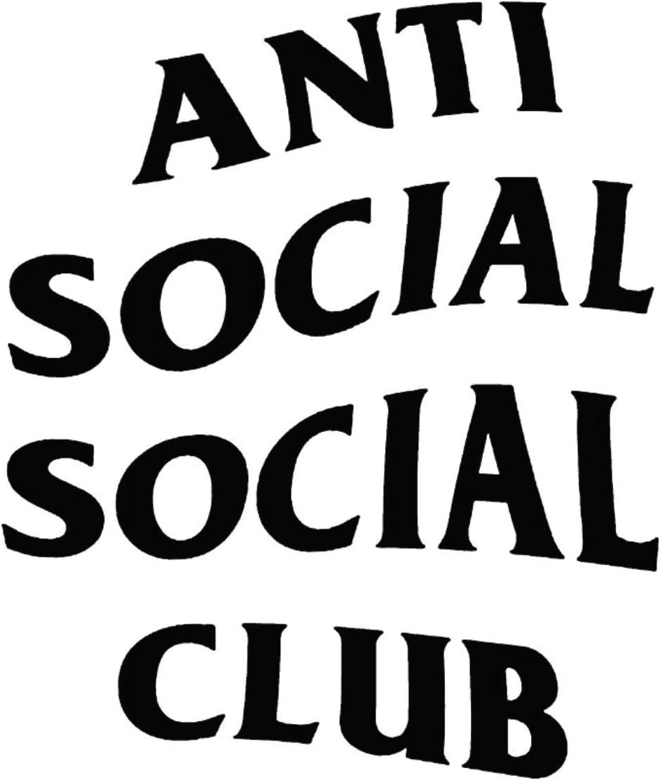 Amazon.com: Anti Social Social Club Sticker Vinyl Waterproof Sticker ...