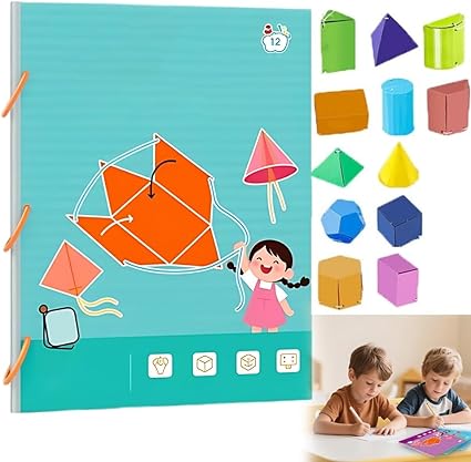 Amazon.com: Pull String 3D Geometry Learning Book, 3D Geometry Book with Interactive Pop-Up ...