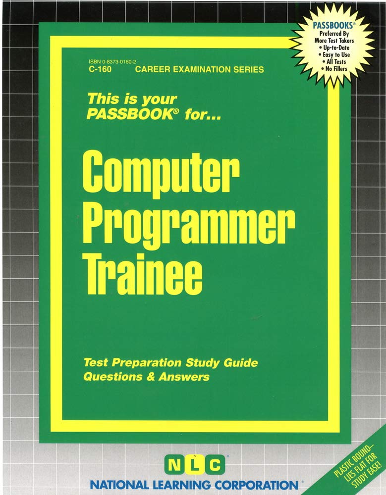 Buy Computer Programmer Trainee: Passbooks Study Guide Book Online at ...