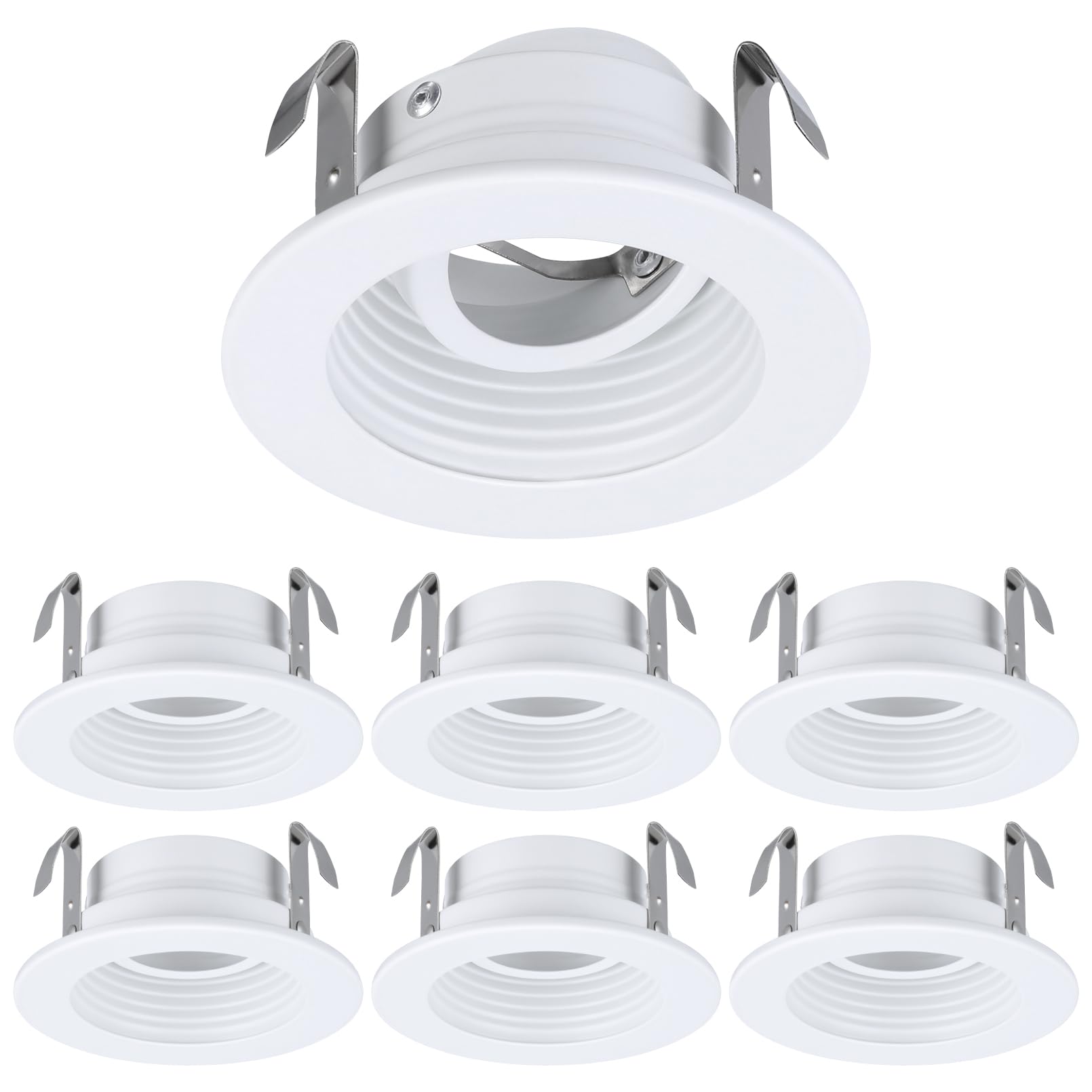 TORCHSTAR 3 Inch GU10 Trim, 3 Inch Recessed Gimbal Trim, Full Metal ...