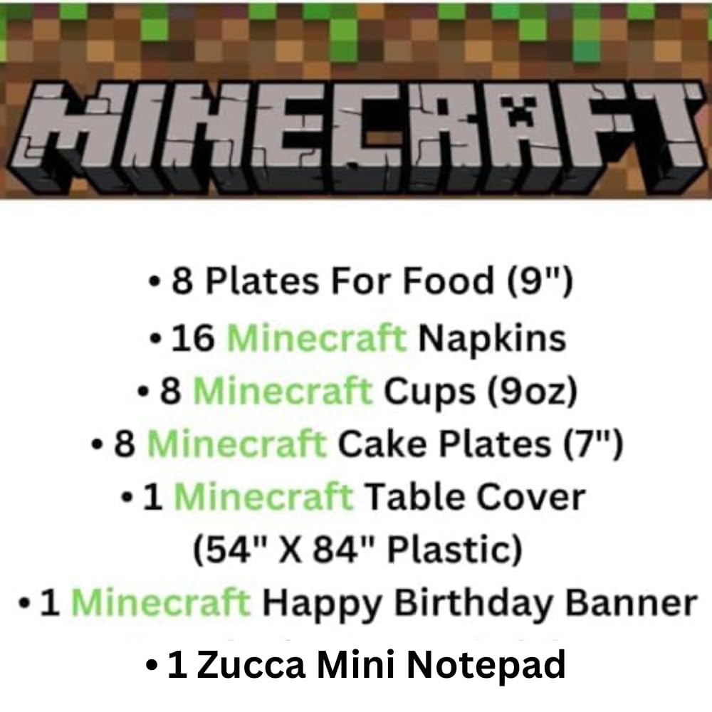 Minecraft Party Food Labels United Designs — Minecraft Inspired