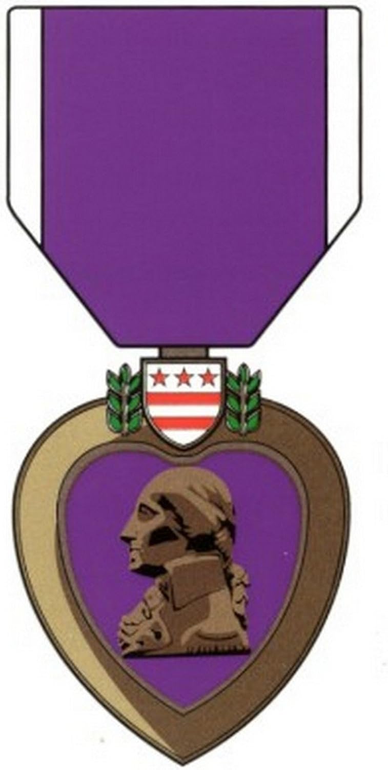 Amazon.com: Purple Heart Decal Sticker : Automotive