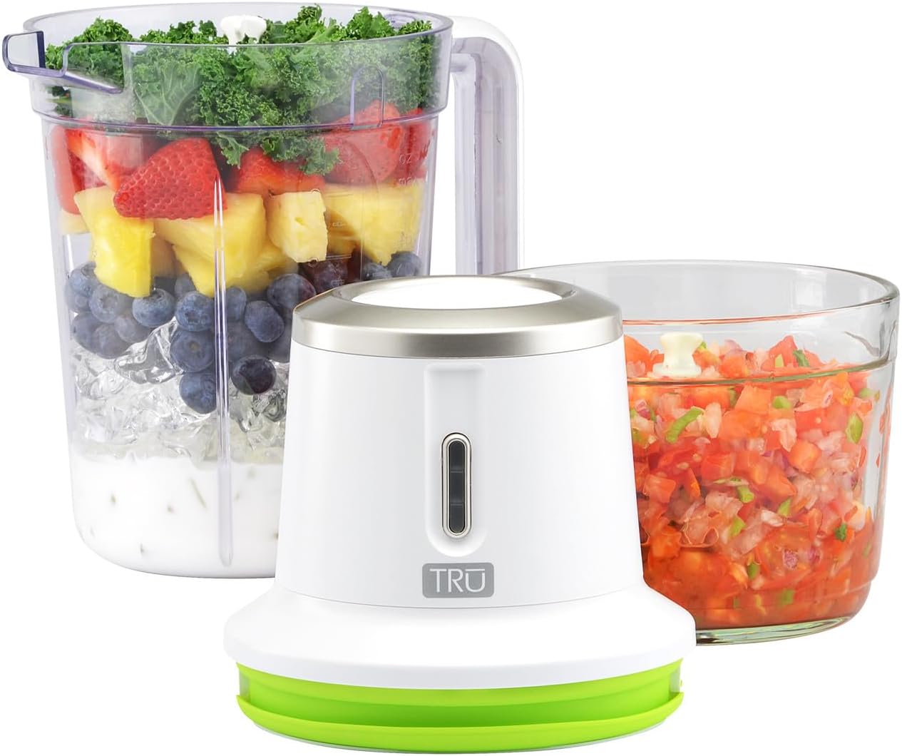 Amazon.com: Cordless Rechargeable Chopper and Party Blender Combo Set ...