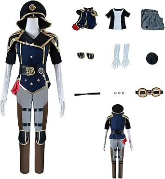 Amazon.com: Vi Cosplay Arcane Costume for Women Role Play Uniform Full ...