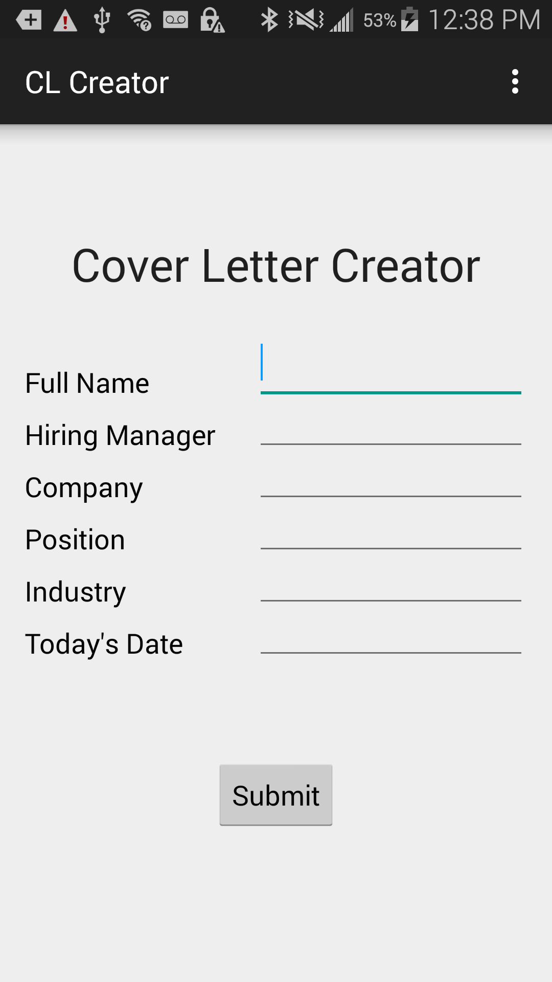 Cover Letter Creator:Amazon.de:Appstore for Android