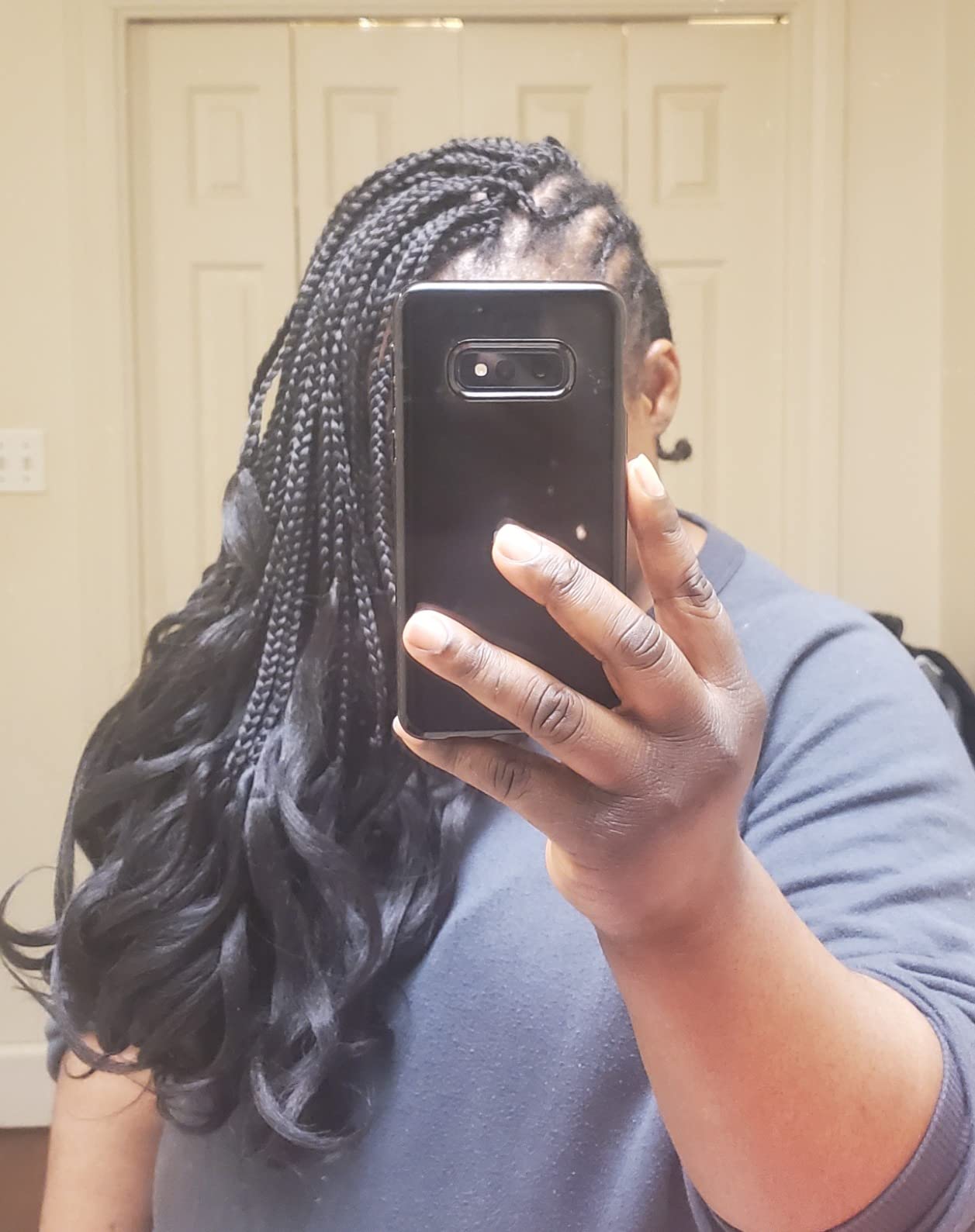 $7/mo - Finance French Curl Crochet Braids 22 Inch 6 Packs Goddess Box ...