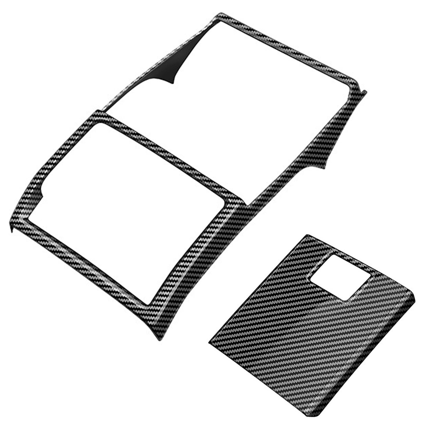 アルファード40系ヴェルファイア40系 リアエアコンキックガード木目調ブラウン - その他