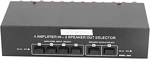 Passive Selector Switch 4 Way Amplifier Button Selection Switch Input ...