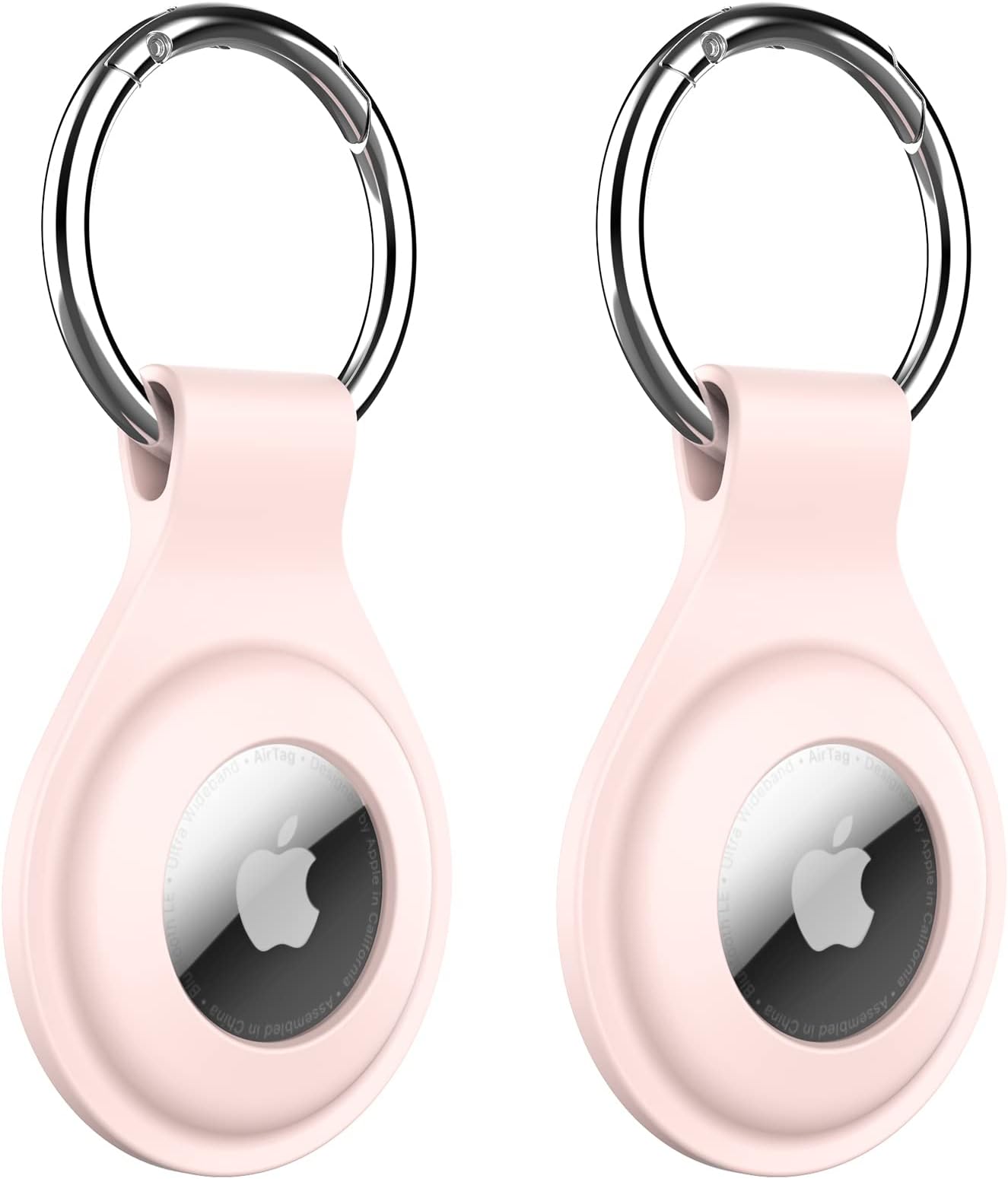 DEERLET Airtag Holder,Metal Badge Rhinestone Airtag Key Chain,Diamonds ...