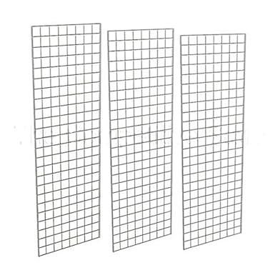 Amazon.com: 2' X 6' Gridwall Panels - 3 Pcs Box - Grid Wall Display ...