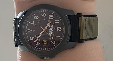 Amazon.com: Timex Men's T42571 Expedition Camper Gray Nylon Strap Watch ...