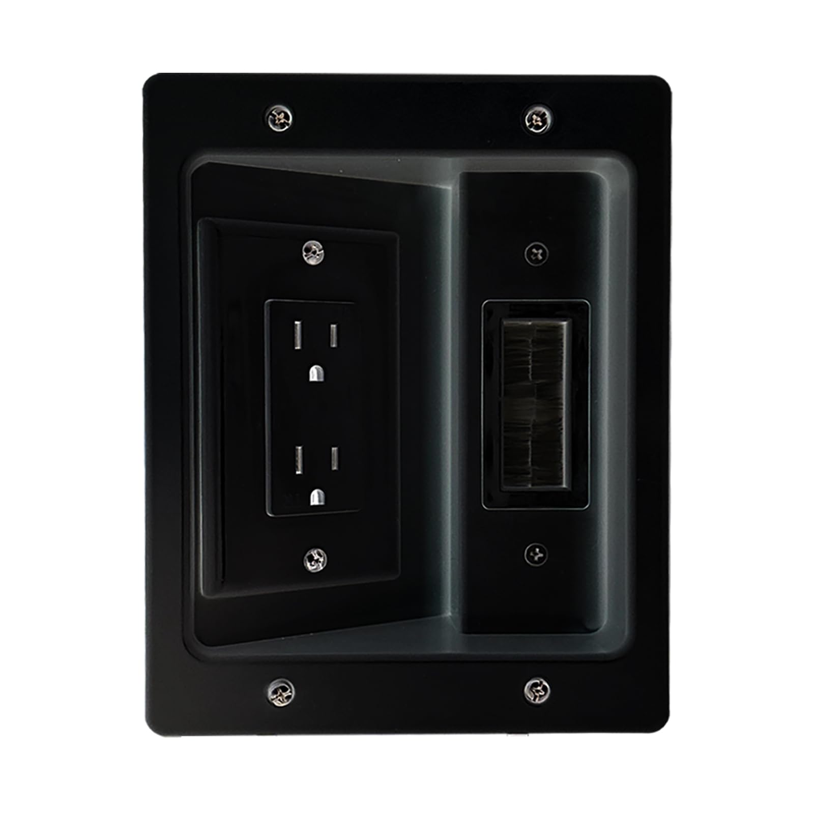 Amazon.com: Lanceton in-wall Cable Management Kit, Recessed Outlet for ...