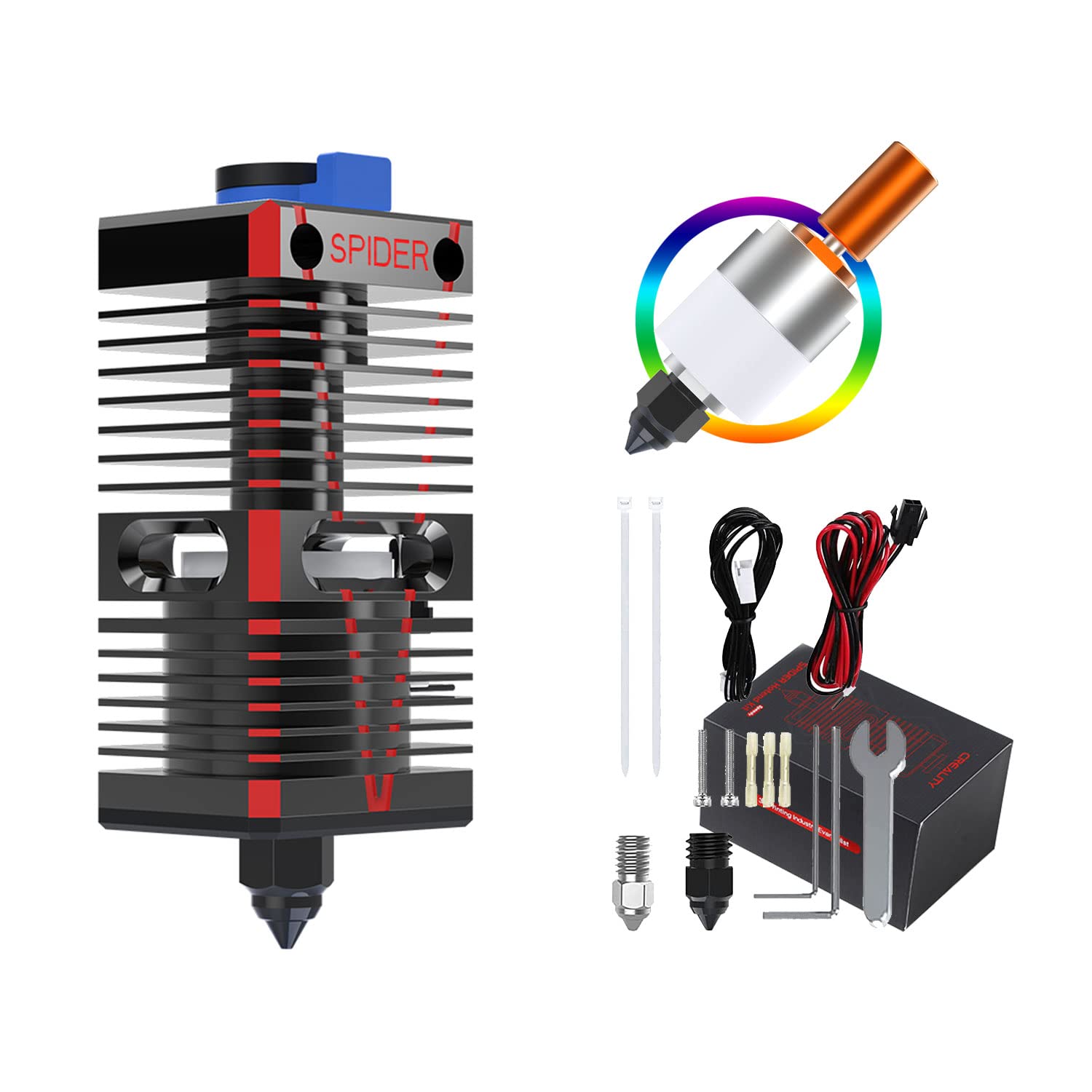 Snapklik.com : Spider Speedy Ceramic Hotend Kit For Creality 3D Printer ...