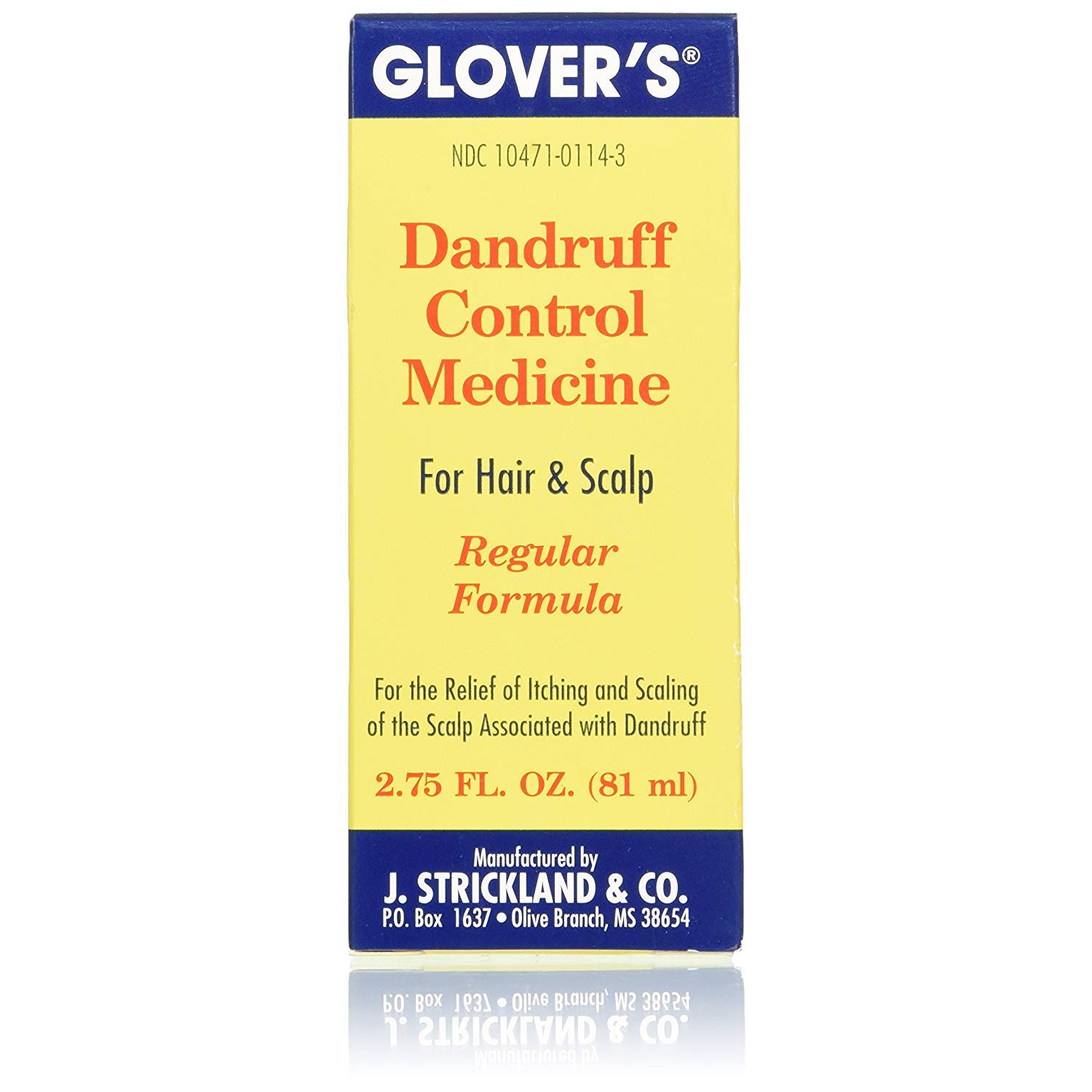 Amazon.com: Glovers Dandruff Control Medicine Regular Formula 2.75 oz ...