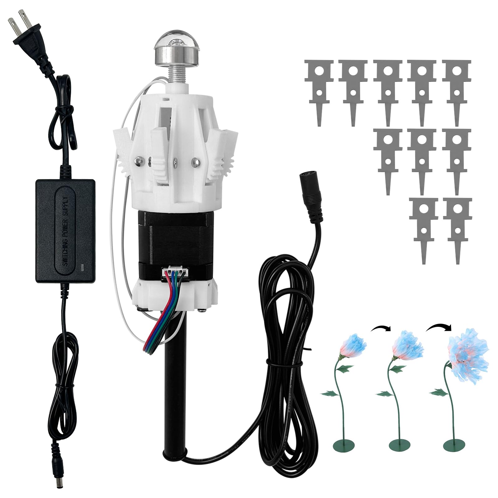 Amazon.com: Artificial Flower Automatic Open Closing Motor,Mechanical ...