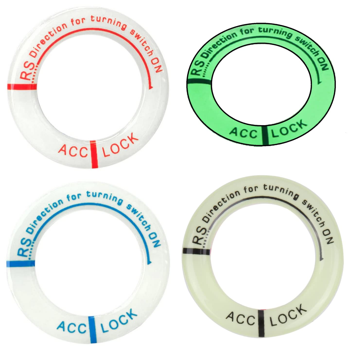 One Age[Pack of 1 Pcs] Radium Sticker Decal for Car and Motorcycle Bike ...