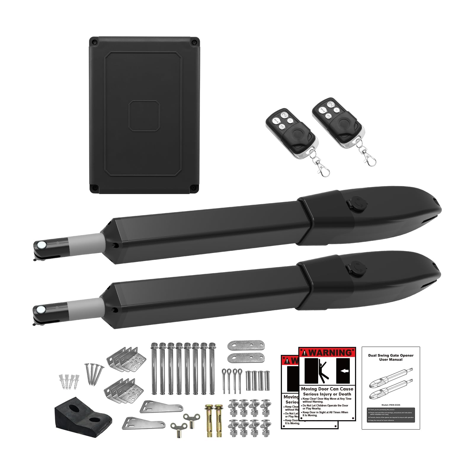 Buy Automatic Gate Opener with Remote Complete Kit for Swing Gate Up to ...