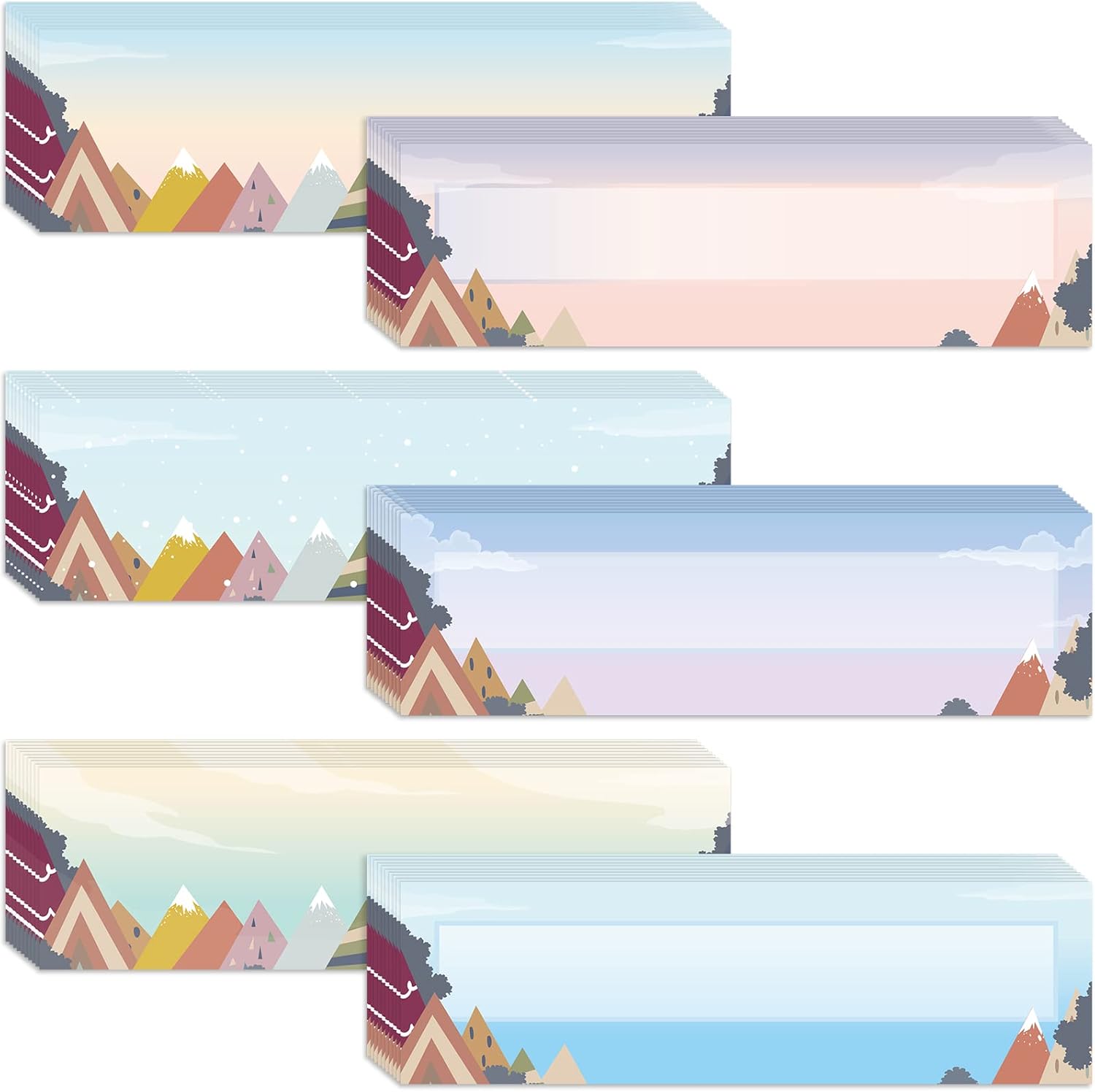 Amazon.com: Ctosree 60 Pcs Moving Mountains Name Tags Labels Moving ...
