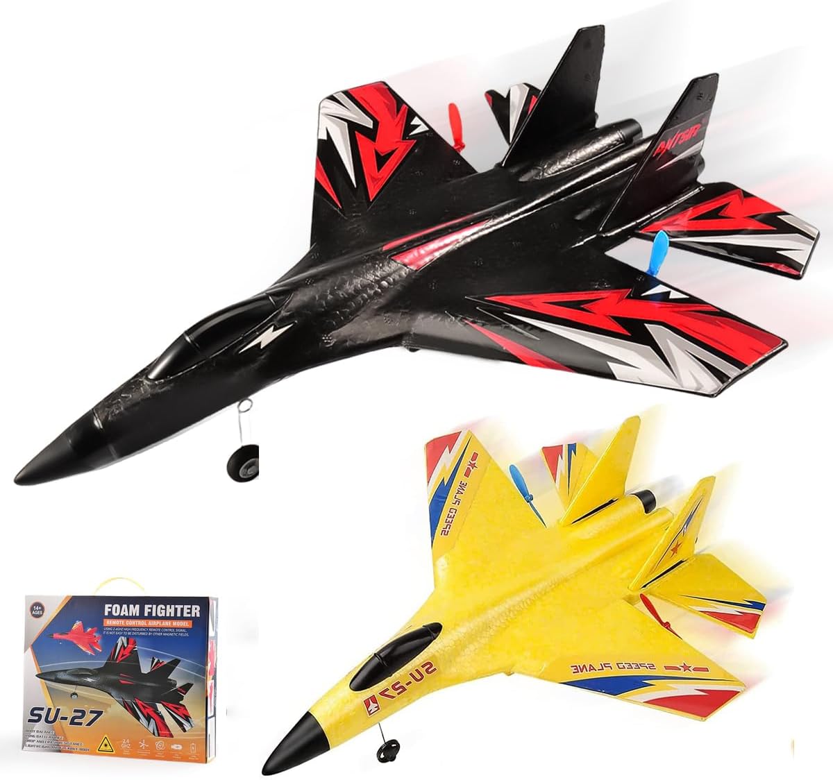Amazon.com: RoofWorld SU-27 Gravity Gliders RC Airplane RC Plane Remote ...