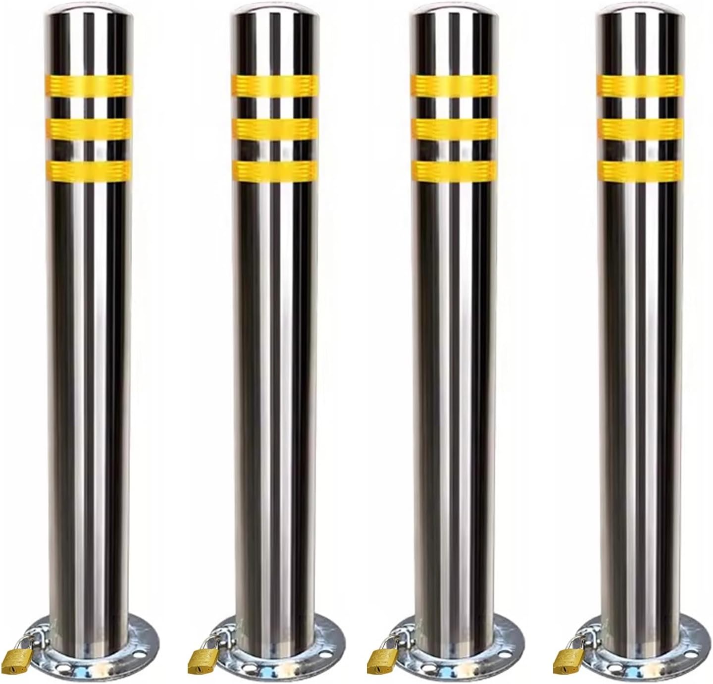 Amazon.com: Lockable Traffic Delineator Round Posts, Heavy Duty ...