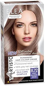 Elea professional Artisto Permanent Hair Colour - No. 8.72 Light Blonde ...