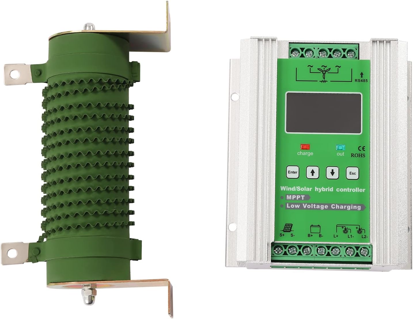 Amazon.com : MPPT Wind Solar Hybrid Charge Controller,12V/24V Automatic ...