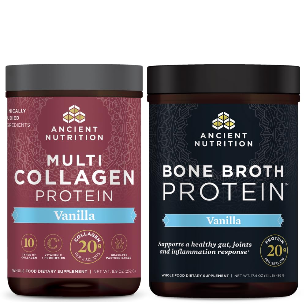 Amazon.com: Ancient Nutrition Multi Collagen Protein Powder, Vanilla ...