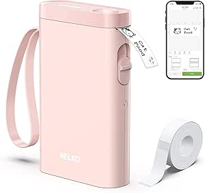 Nelko Label Maker Machine with Tape, P21 Portable Bluetooth Label ...