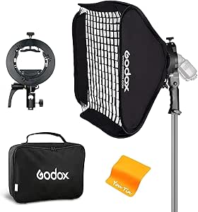 Amazon.com : Godox Softbox 32"x32" Soft Light Modifier Box with Grid ...