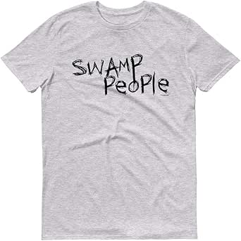 Amazon.com: HISTORY Swamp People Logo Men's Short Sleeve T-Shirt ...