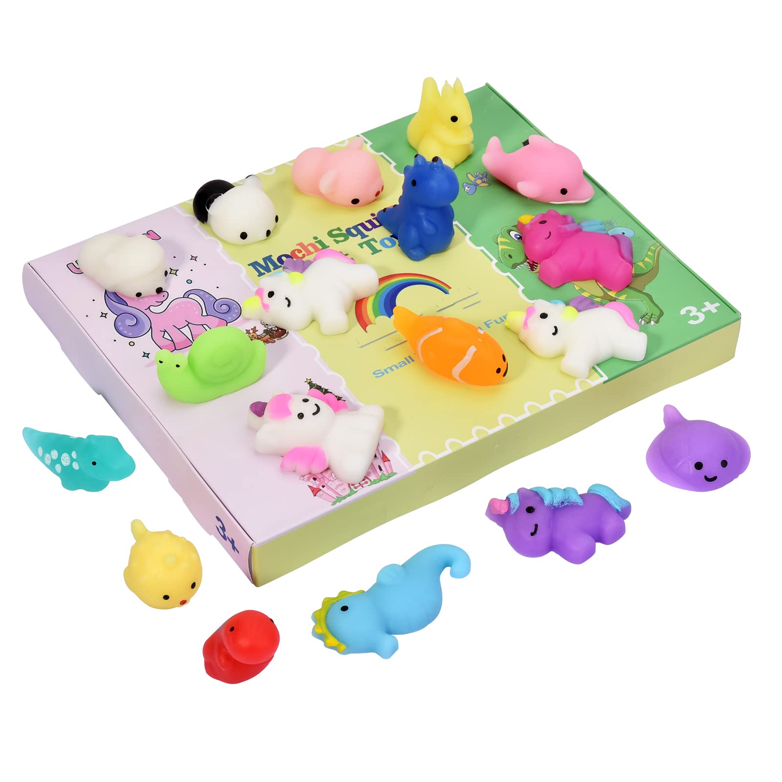 Buy Willingood Mochi Squishies Toys - 18 Pieces Different Types of Mini ...