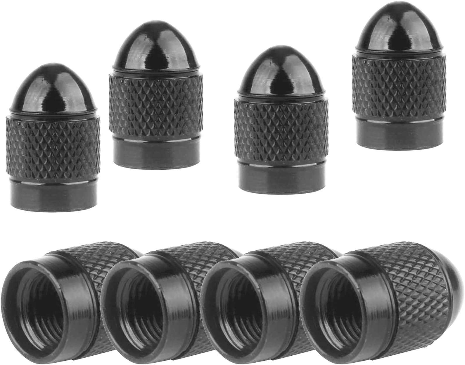 Grizef Bullet Valve Caps Dust Caps 8 Pcs, Aluminium Alloy Universal ...