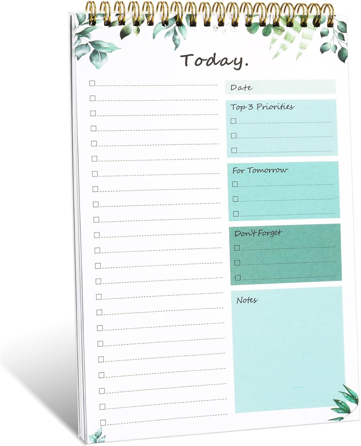 Amazon.com : Vibrant Focus To Do List notepad - To Do List Notebook for ...
