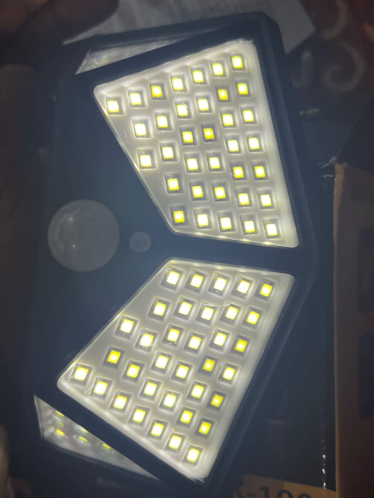 Zeecell Solar Lights Outdoor, 100 LED Solar Security Light with Motion ...