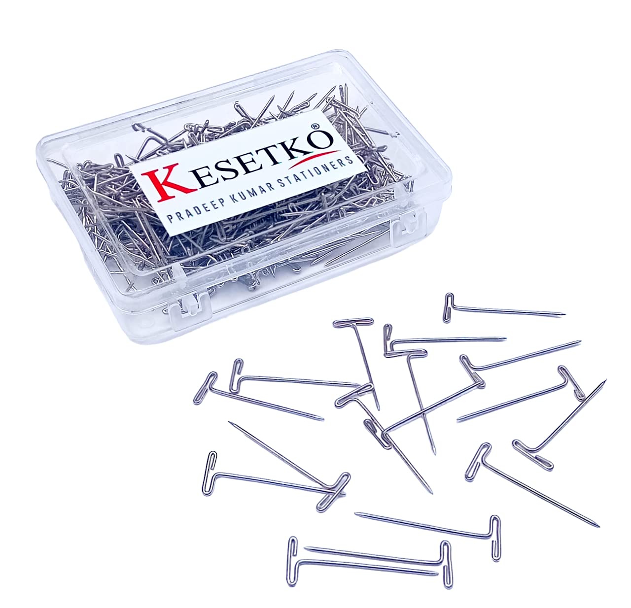 KESETKO Stainless Steel Paper T Pins, Paper All Pins (300 Piece, 25mm ...