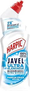 Harpic Gel WC Javel Ultra blancheur - 750 ml : Amazon.fr: Epicerie