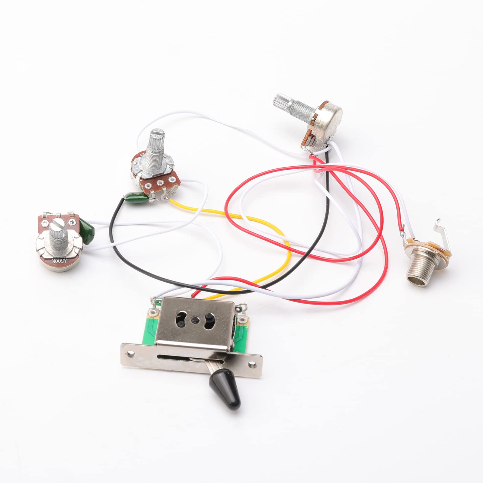 Snapklik.com : Electric Guitar Prewired Wiring Harness 5 Way Switch ...