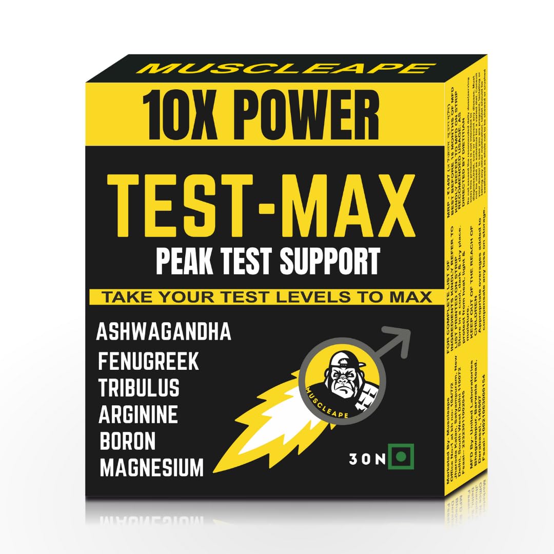 Muscleape Natural Stamina Booster Multivitamin For Men Testmax ...