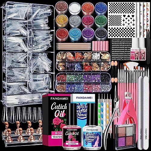 Amazon.com: FANDAMEI Nail Art Kit : Beauty & Personal Care