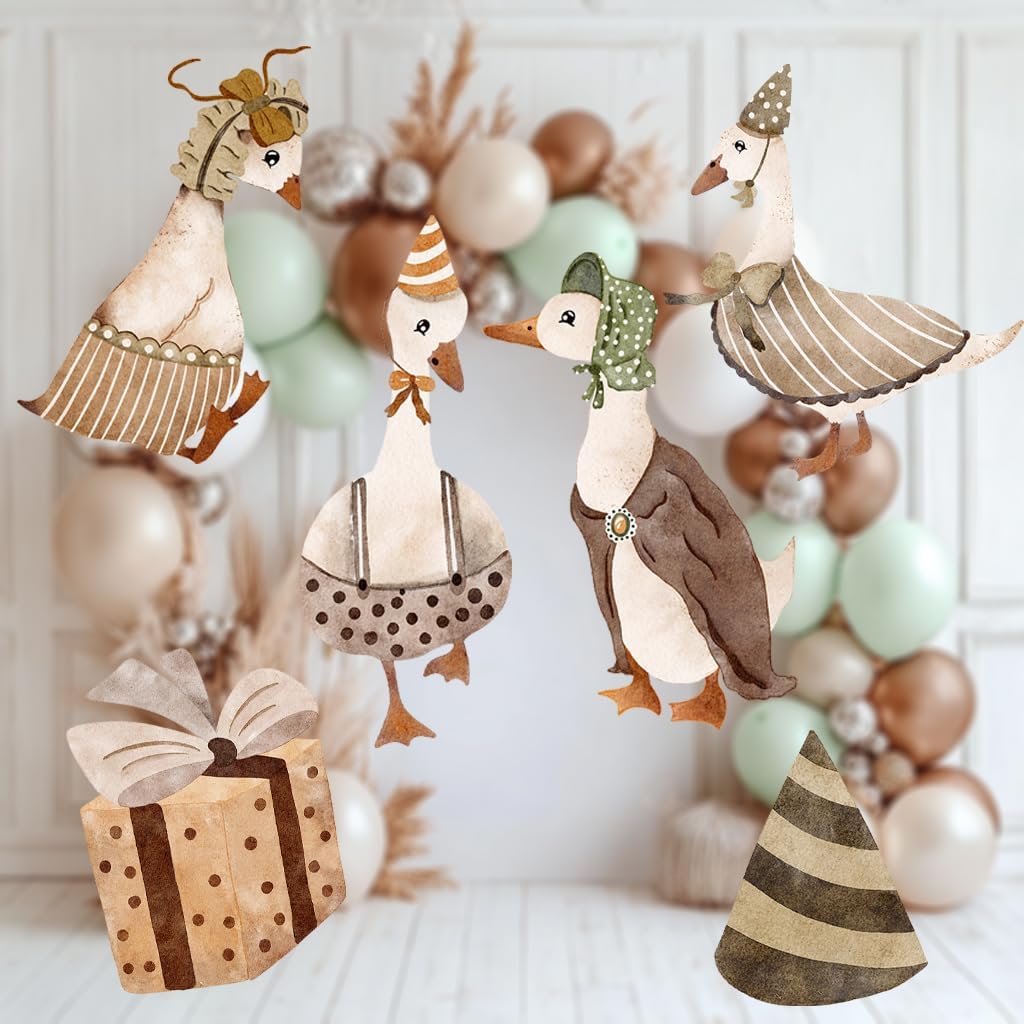 Amazon.com: Silly Goose Baby Shower Theme Cutout Set of 6 B ...