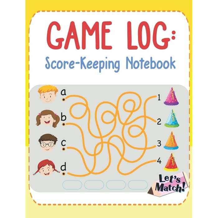 Buy Game Log: Simple Gaming Log For Many Family Games | Blank Score ...