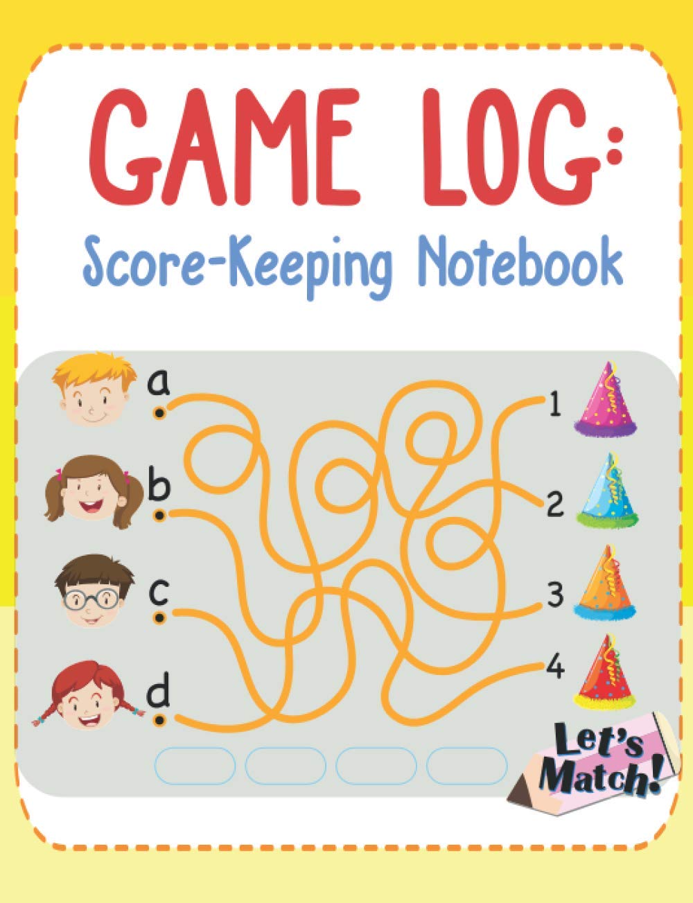Buy Game Log: Simple Gaming Log For Many Family Games | Blank Score ...