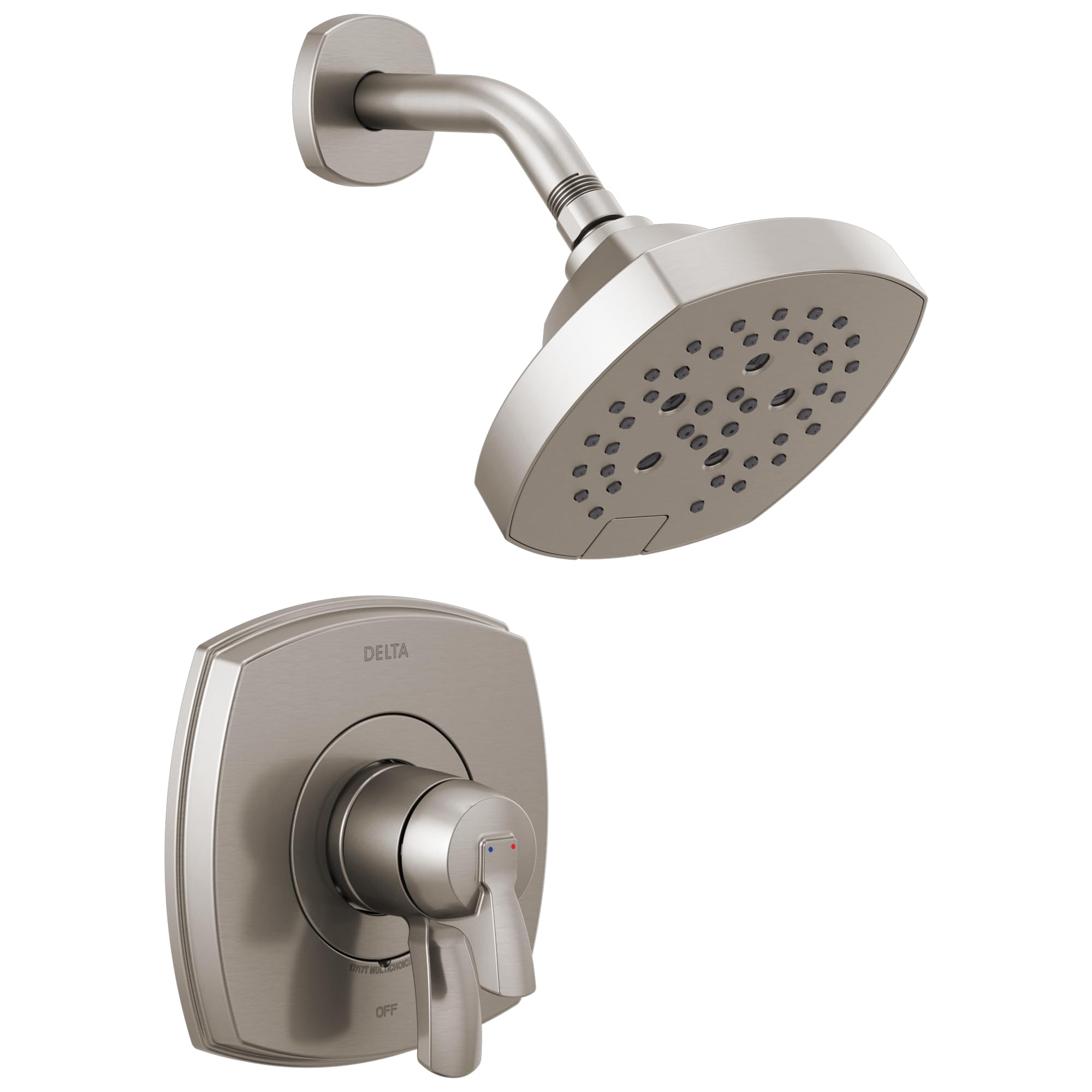 Delta Faucet Stryke 17 Series Dual-Function Brushed Nickel H2Okinetic ...