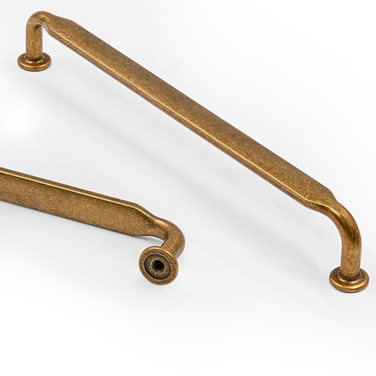Asidrama 10 Pack 10 Inch(254mm) Antique Brass Kitchen Cabinet Handles ...