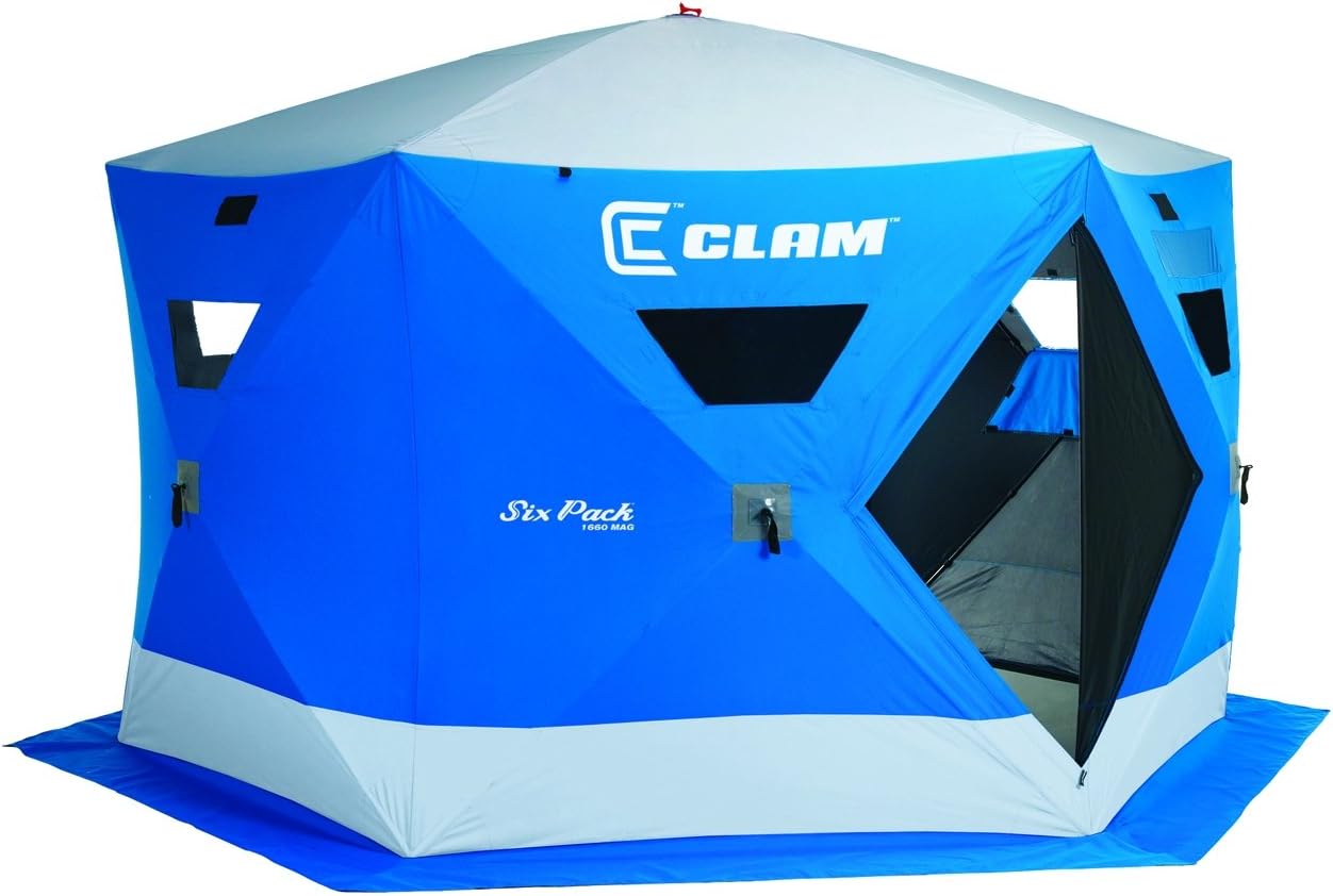 Amazon.com : Clam 9102 Six Pack 1660Mag Upsable : Fish Holders : Sports ...