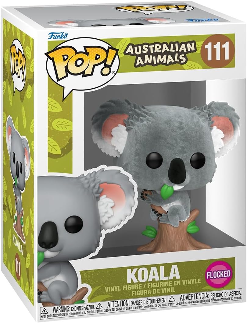 Amazon.com: Funko Pop! Vinyl: Australian Animals - Koala - (Flocked ...